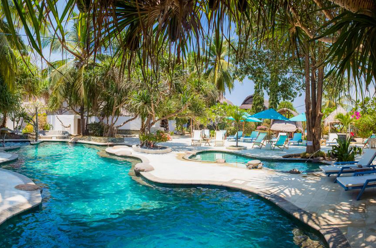 Sunrise Gili Air: Rustik Luksus ved Hvid Sandstrand